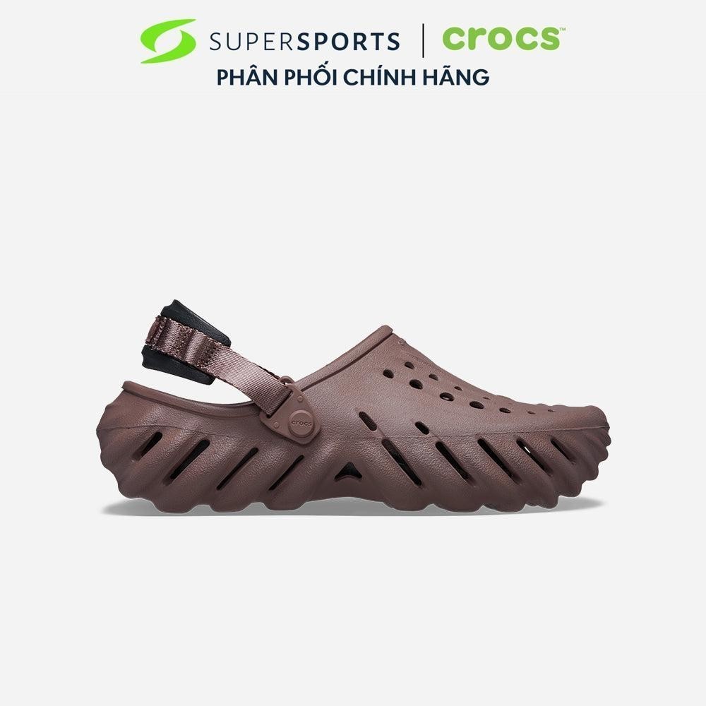 Giày Clog Unisex Crocs Echo - Nâu - 207937-0LF | Shopee Việt Nam