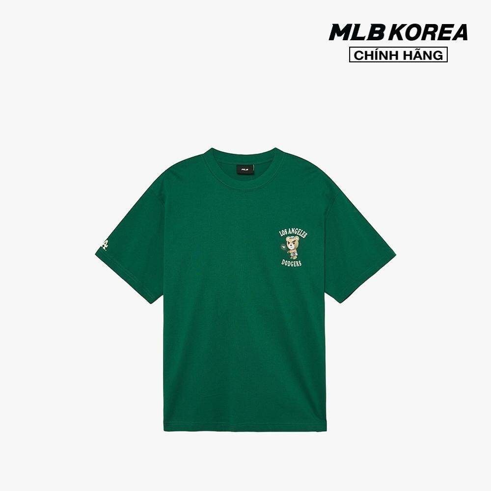MLB - Áo thun unisex cổ tròn tay ngắn in hình dễ thương 3ATSE0334-07GNS ...