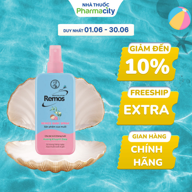 Xịt chống muỗi hương khuynh diệp Remos Baby Spray (60ml) | Shopee Việt Nam