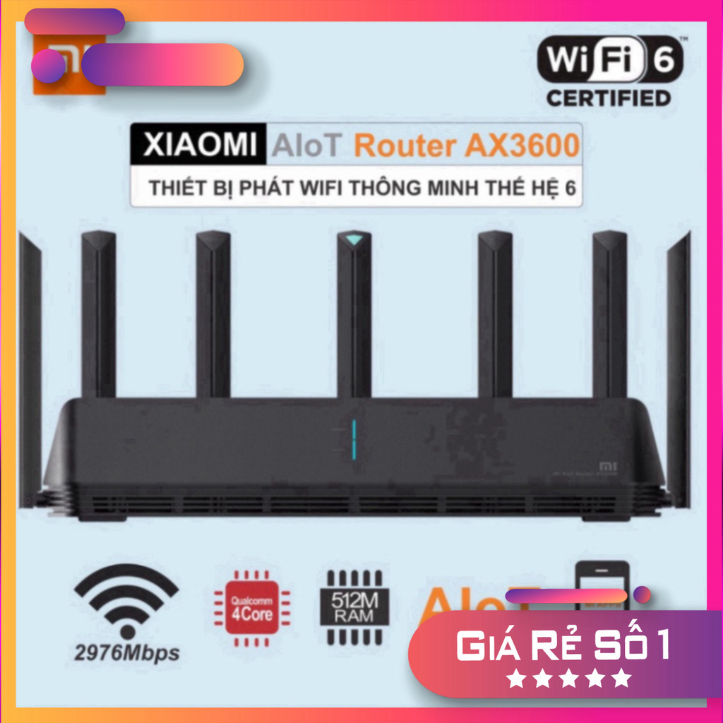 Thiết bị phát wifi 6 Router Wifi 6 Xiaomi AIoT AX3600 / AX6000 ( sale ) Miễn phí giao hàng ...