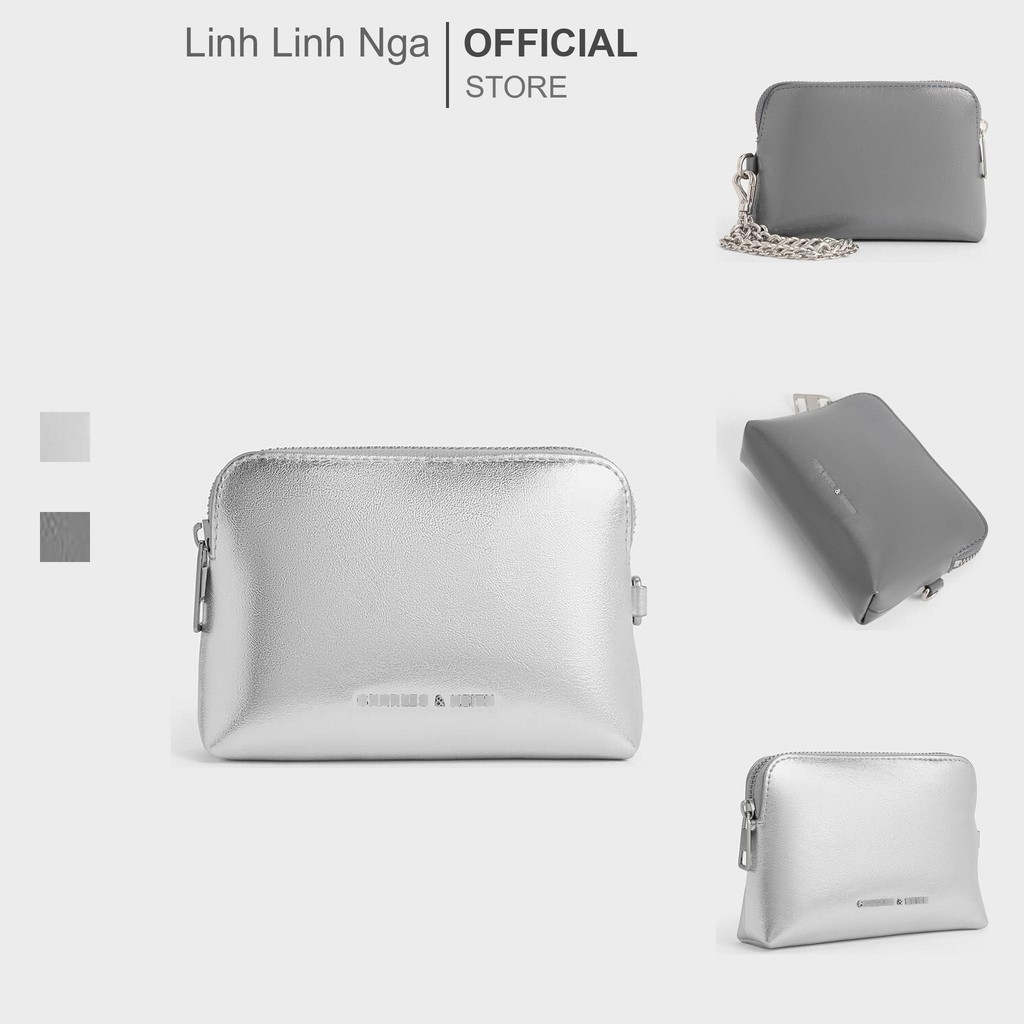 Ví C&K Atwood Metallic Crinkle-Effect Chain-Handle Pouch - CK6-30681151 ...