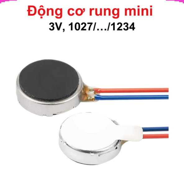 Motor rung mini 3V DC (Động cơ rung 3V) | Shopee Việt Nam