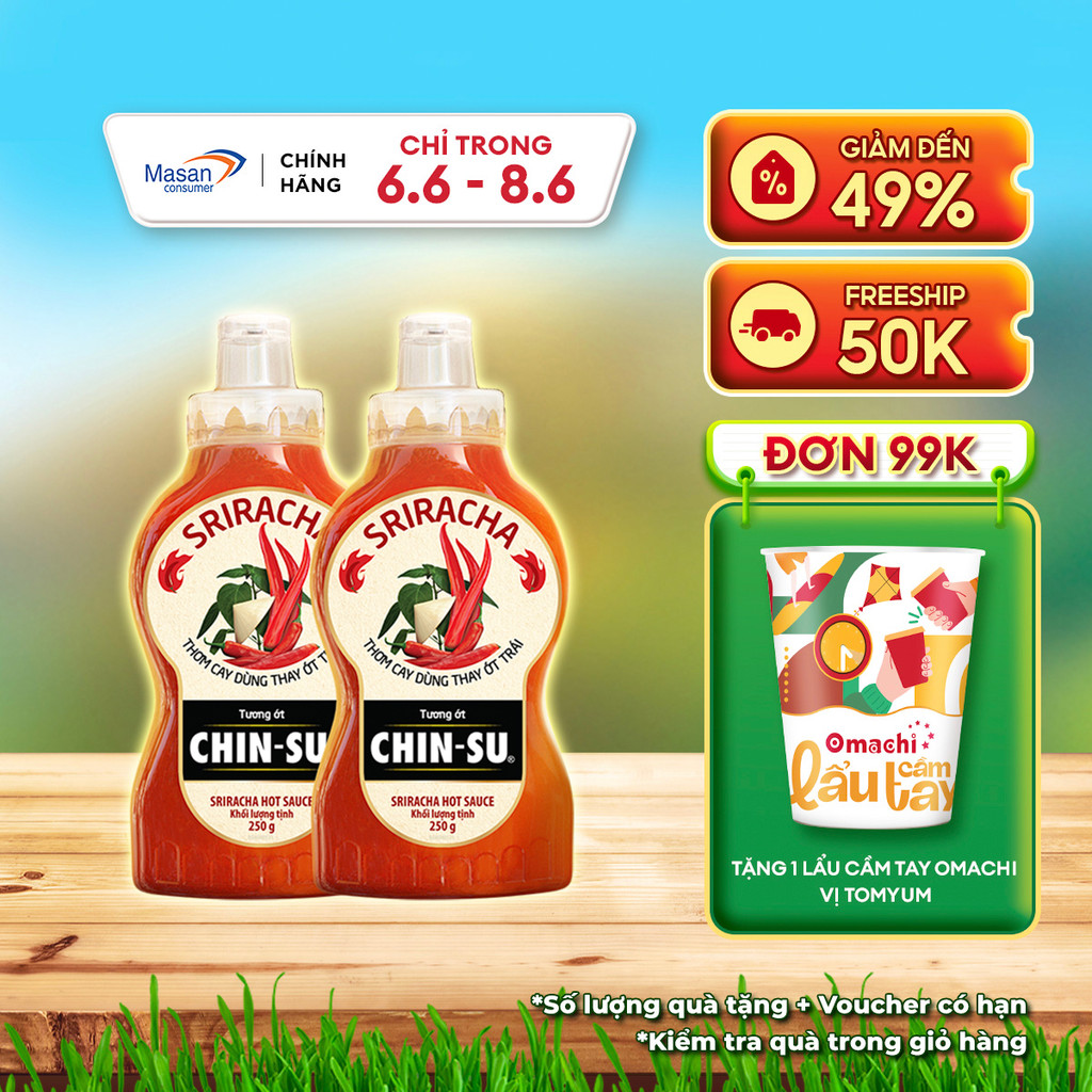 [Chọn loại] Chai CHIN-SU Tương ớt Sriracha Chai 250G | Shopee Việt Nam