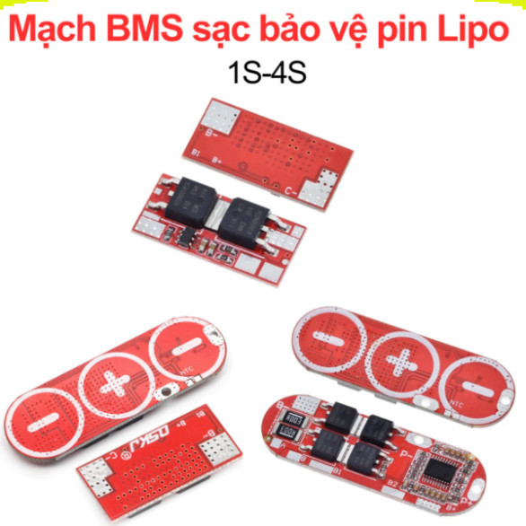 Mạch BMS sạc bảo vệ pin Lithium 1S-4S | Shopee Việt Nam