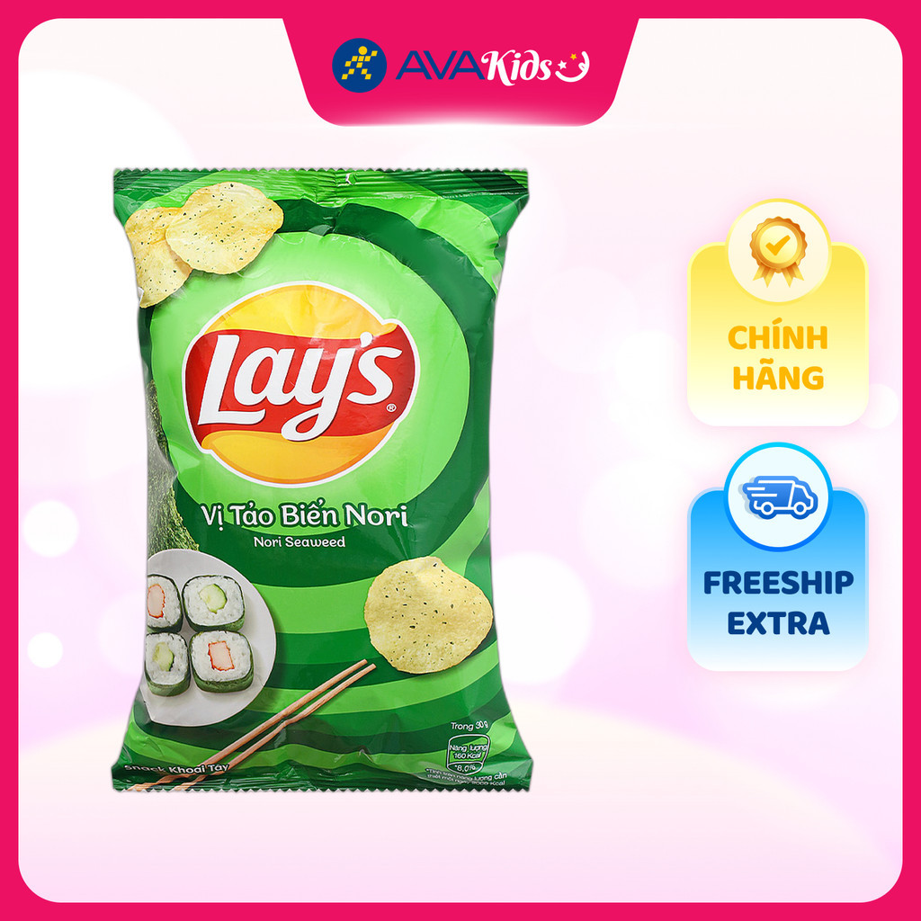 Snack khoai tây vị tảo biển Nori Lay's 90g (từ 1 tuổi) | Shopee Việt Nam