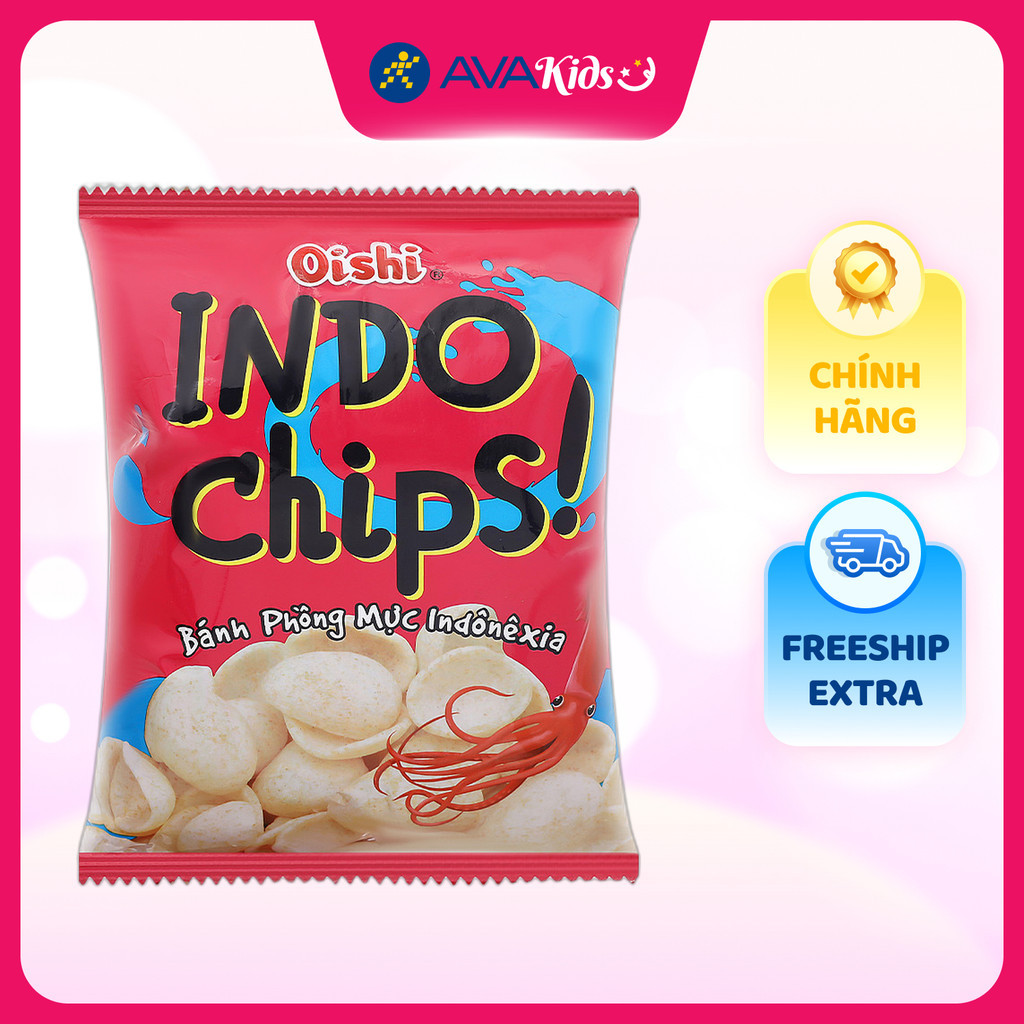 Snack vị bánh phồng mực Oishi Indo Chips 35g (từ 3 tuổi) | Shopee Việt Nam