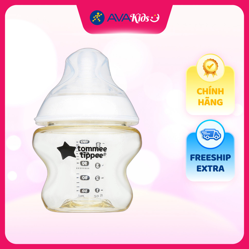 Bình sữa nhựa PPSU Tommee Tippee Natural Start 423936 cổ rộng 150 ml (0 - 3 tháng) | Shopee Việt Nam