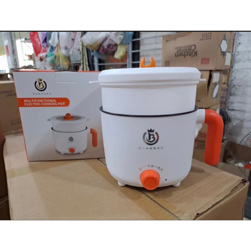Ca Nấu Mì SHANBAN 2 Nấc Nhiệt 600W Đa Năng Loại Mới 2025, Nồi Lẩu Điện ...