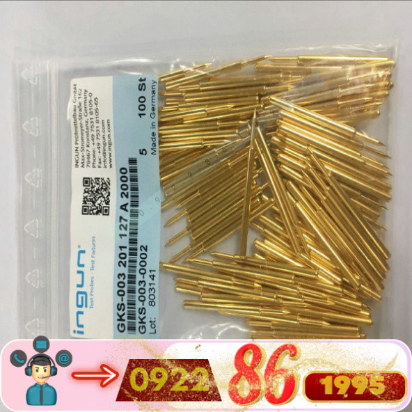 Đầu Dò Ingun Của Đức GKS-003 201 127 A2000 Đầu Nhọn 2.0Mm mới | Shopee ...
