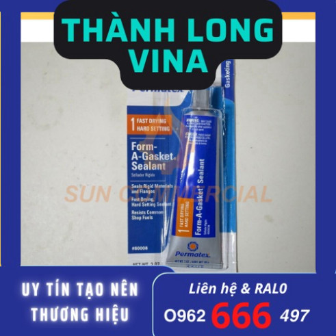 ( Chính hãng ) PERMATEX FORM-A-GASKET #1 Sealant 80008, 3oz, Keo tạo ...