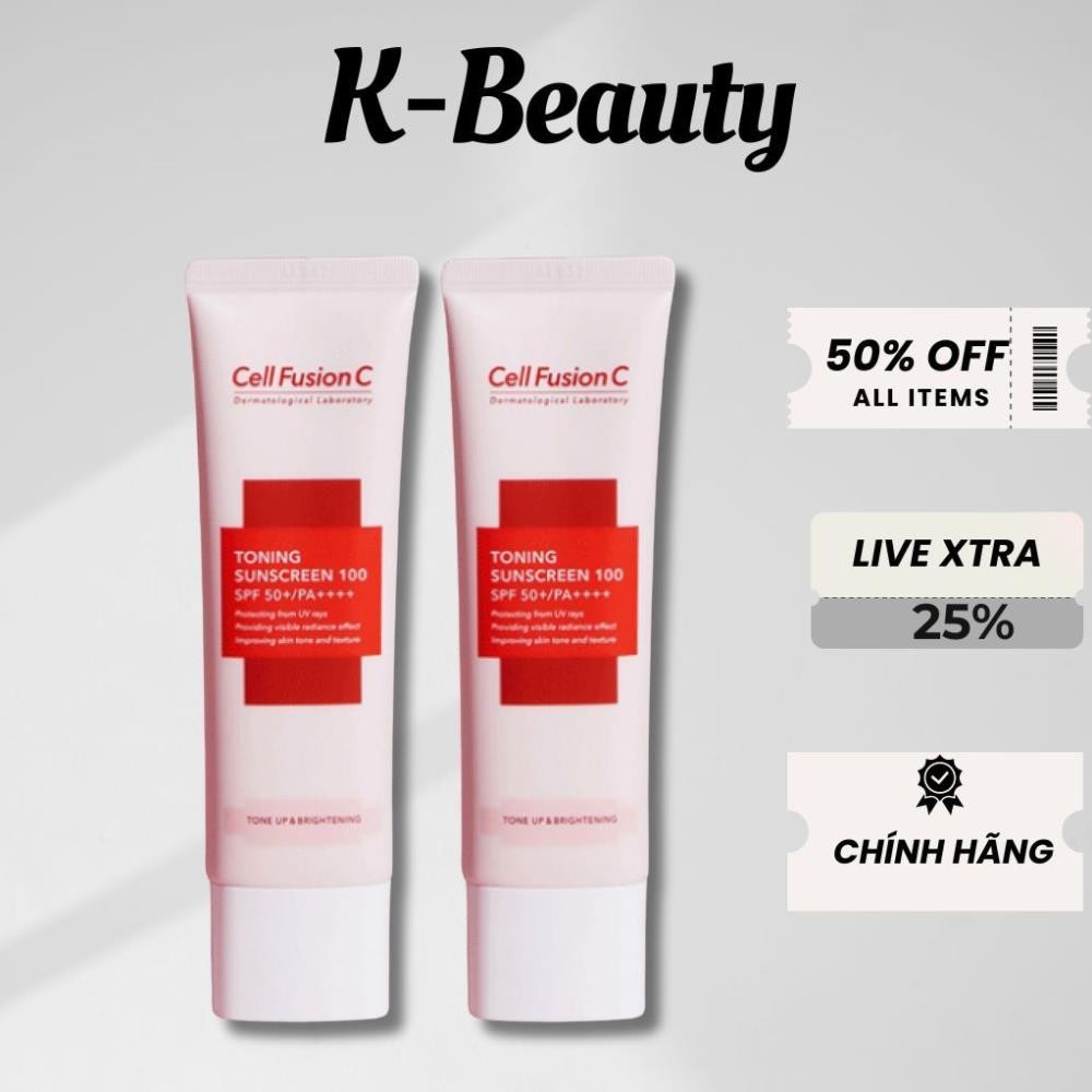 Kem Chống Nắng Cell Fusion C 100 SPF50+ PA +++ Hàn Quốc Dưỡng Trắng và ...