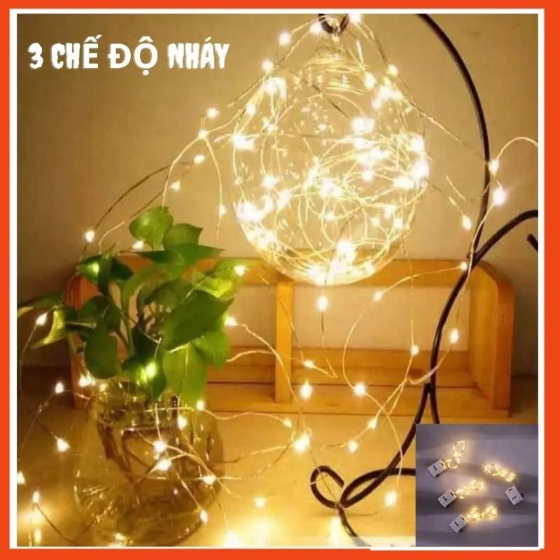 Đèn led trang trí fairylight đom đóm có sẵn pin dài 1m-2m | Shopee Việt Nam