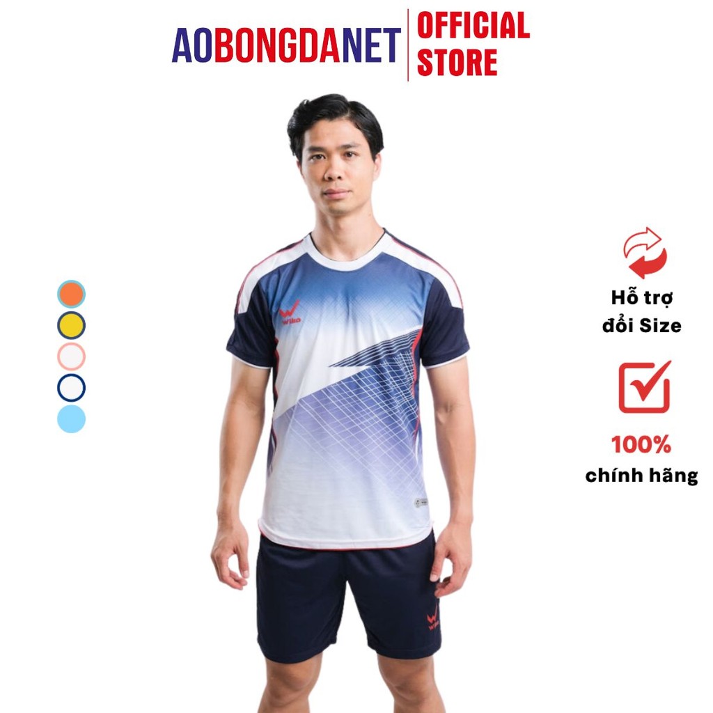 Áo Đá Bóng Wika Cp10 Công Phượng Form Chuẩn Việt, In Pu Phản Quang ...