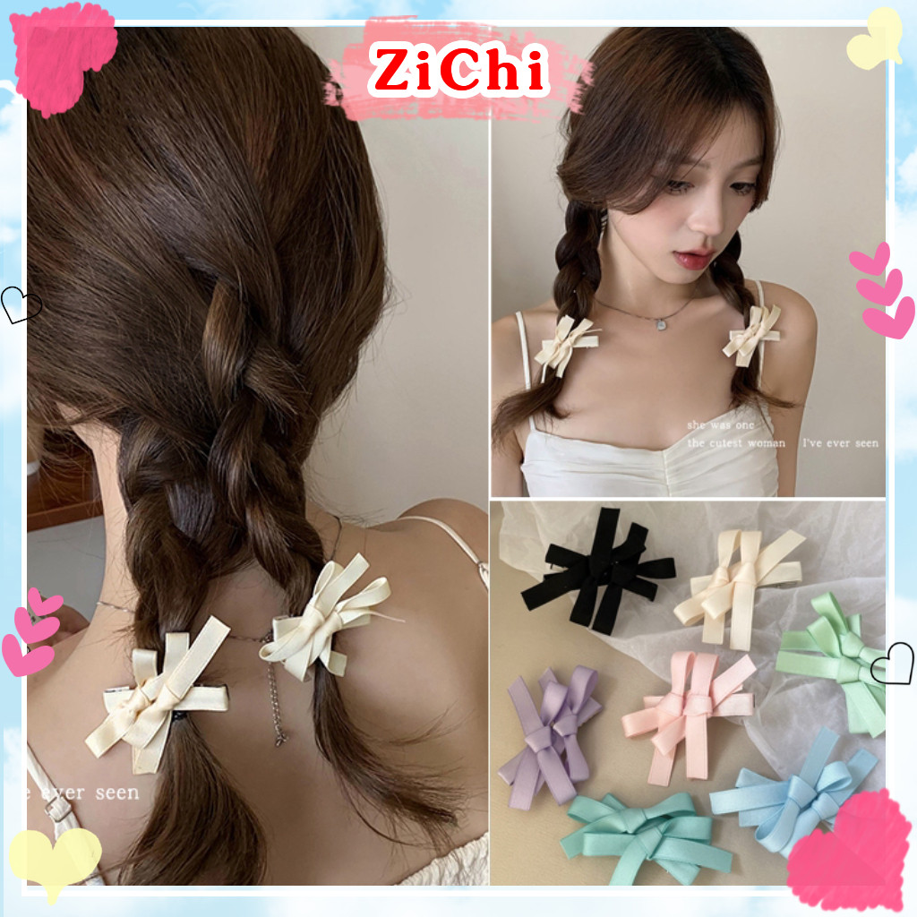 Kẹp tóc nơ Mini phong cách ZiChi xinh xắn, kẹp tóc nơ nhỏ dễ thương MR2 | Shopee Việt Nam