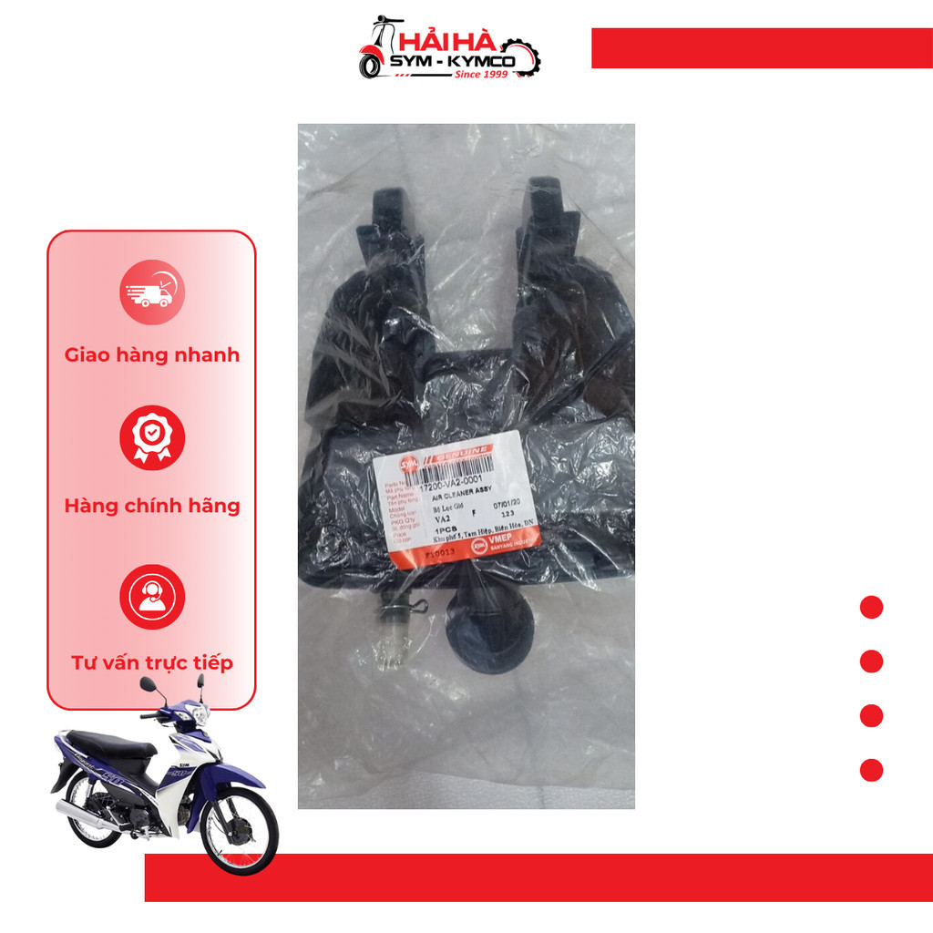 Bộ lọc gió xe Angel 100cc, EZ, Elegant mã VA2 [Chính hãng SYM] | Shopee ...