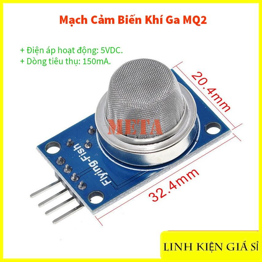 Mạch Cảm Biến Khí Ga MQ2 - Module Cảm Biến Khí GAS MQ2 | Shopee Việt Nam