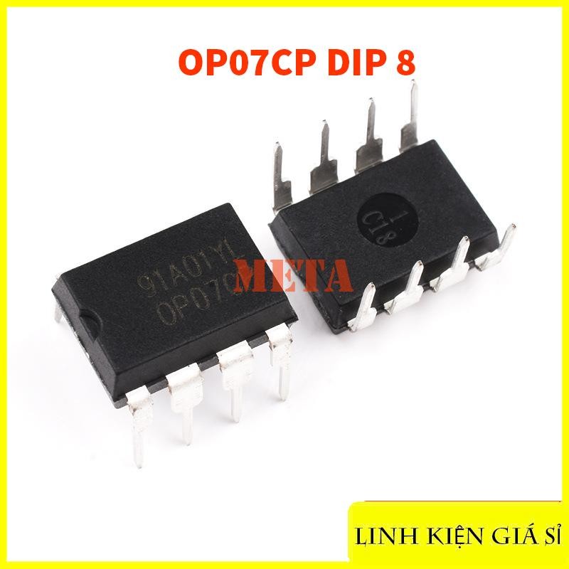 IC Chức Năng OPAMP OP07 OP07CP Chân Cắm DIP8 | Shopee Việt Nam