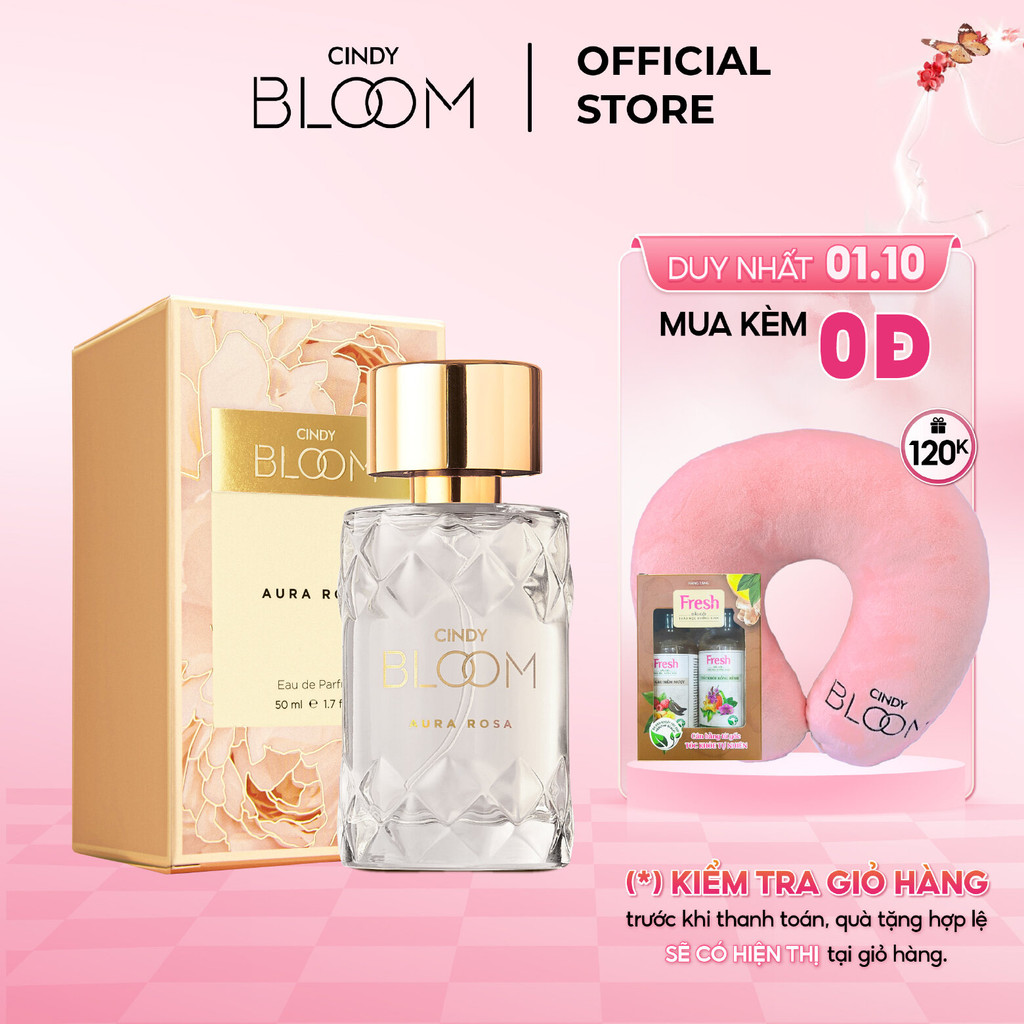 [1.10 | MUA LÀ CÓ QUÀ] Nước hoa nữ Cindy Bloom Aura Rosa Hương Kiêu Sa Sang Trọng 50ml | Shopee ...
