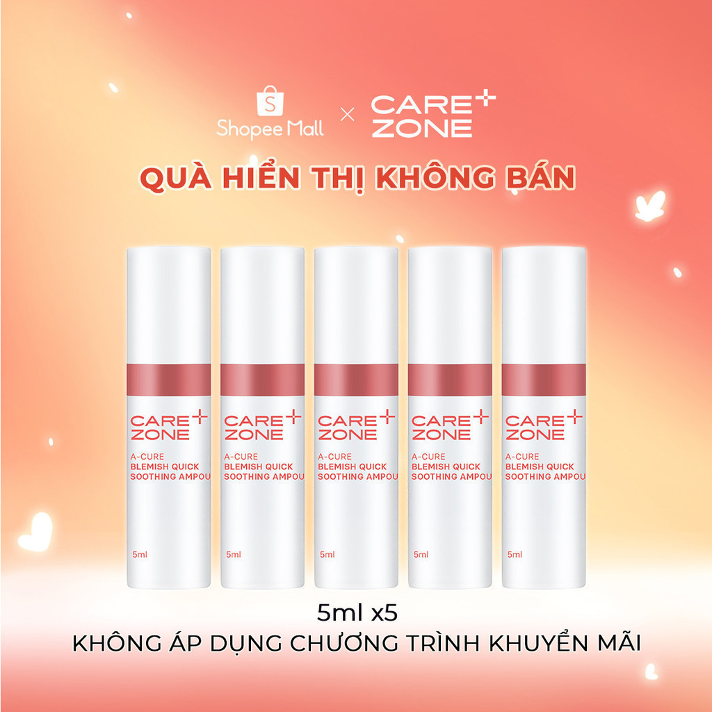 [Quà Tặng] Tinh Chất Phục Hồi từ gốc cho da mụn CAREZONE A-Cure Blemish Quick Soothing Ampoule ...