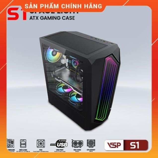 VỎ CASE MÁY TÍNH VSP GAMING S1 Huy Le | Shopee Việt Nam