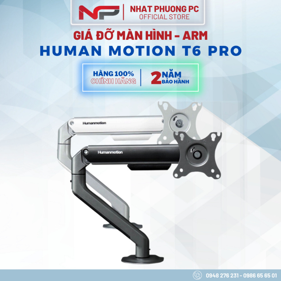 Giá treo màn hình Human Motion T6 Pro - Hàng chính hãng | Shopee Việt Nam