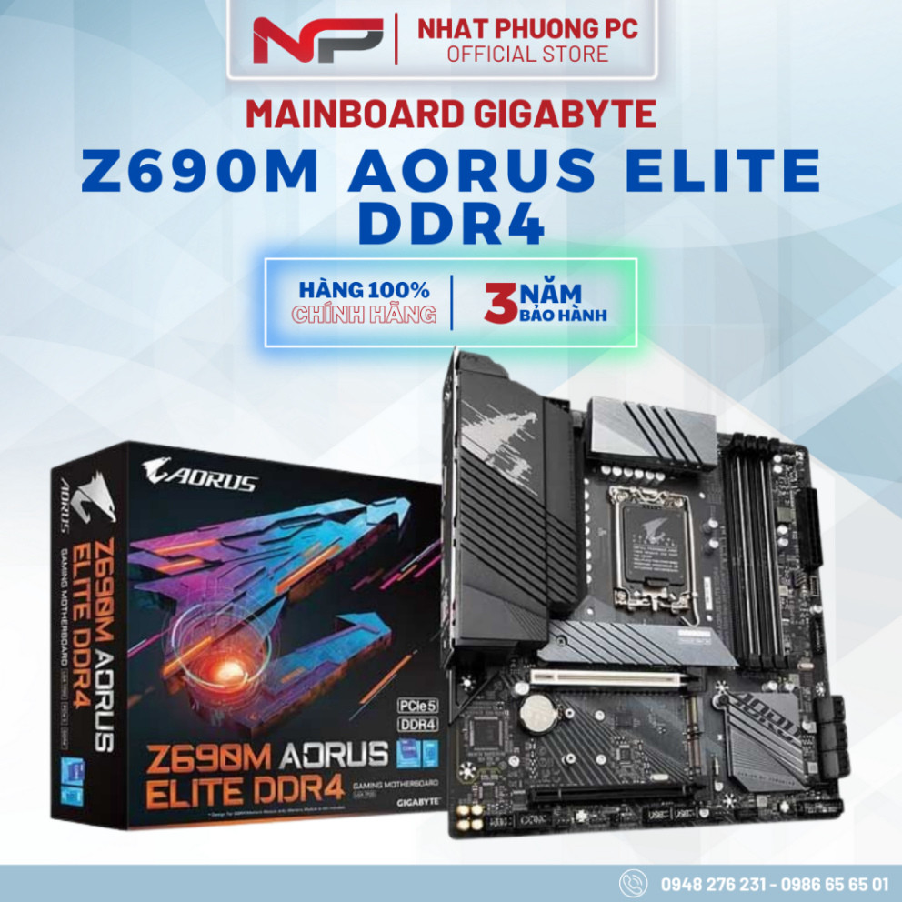 Mainboard Gigabyte Z690M AORUS ELITE DDR4 (Intel Z690M, Socket 1700, M ...