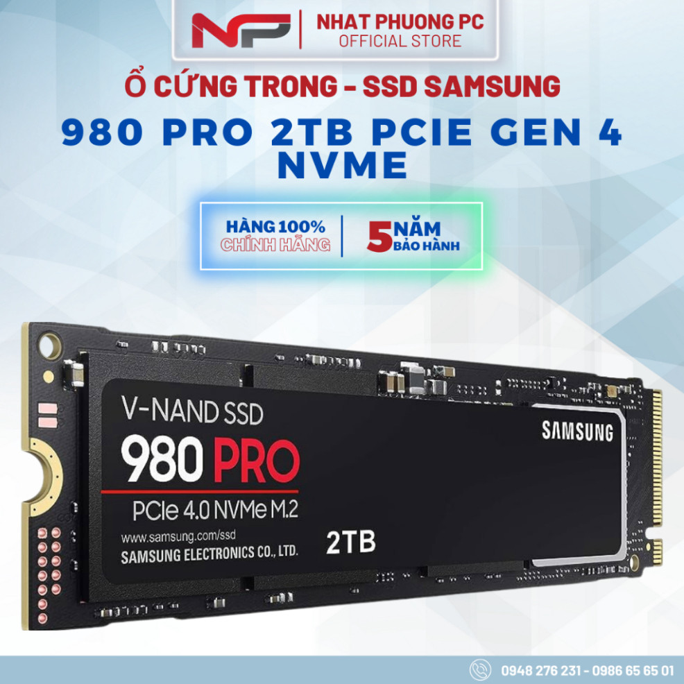 SSD Samsung 980 PRO 1TB 2TB PCIe Gen 4 NVMe- Bảo Hành 60 Tháng | Shopee ...