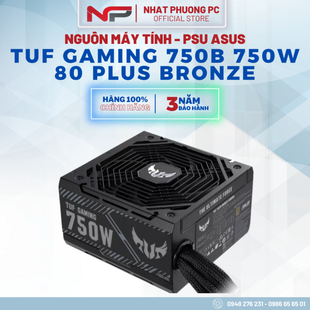 Nguồn ASUS TUF Gaming 750B 750w 80 Plus Bronze - Hàng chính hãng | Shopee Việt Nam