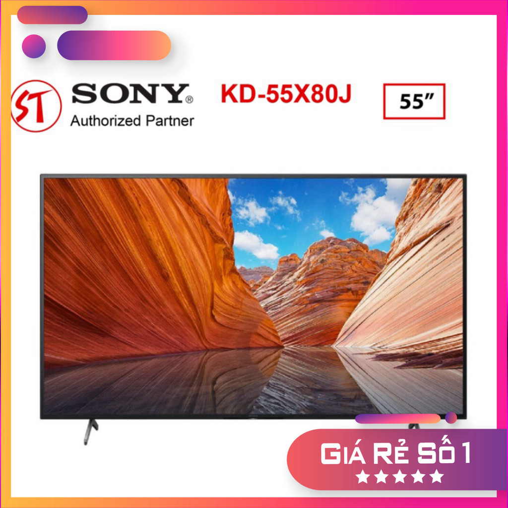 MỚI Tivi Sony Bravia KD-55X80J 55" Google TV LED 4K nhanh Giao hàng ...