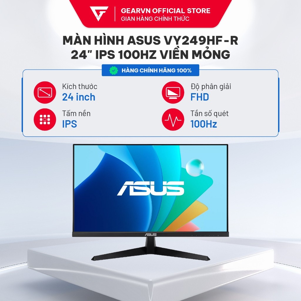 Màn hình ASUS VY249HF-R 24" IPS 100Hz viền mỏng | Shopee Việt Nam