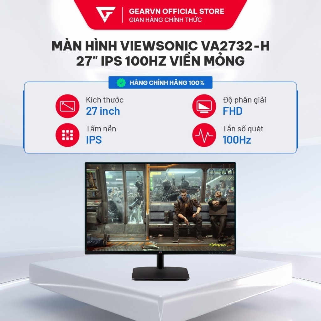 Màn hình Viewsonic VA2732A-H 27" IPS 120Hz viền mỏng | Shopee Việt Nam