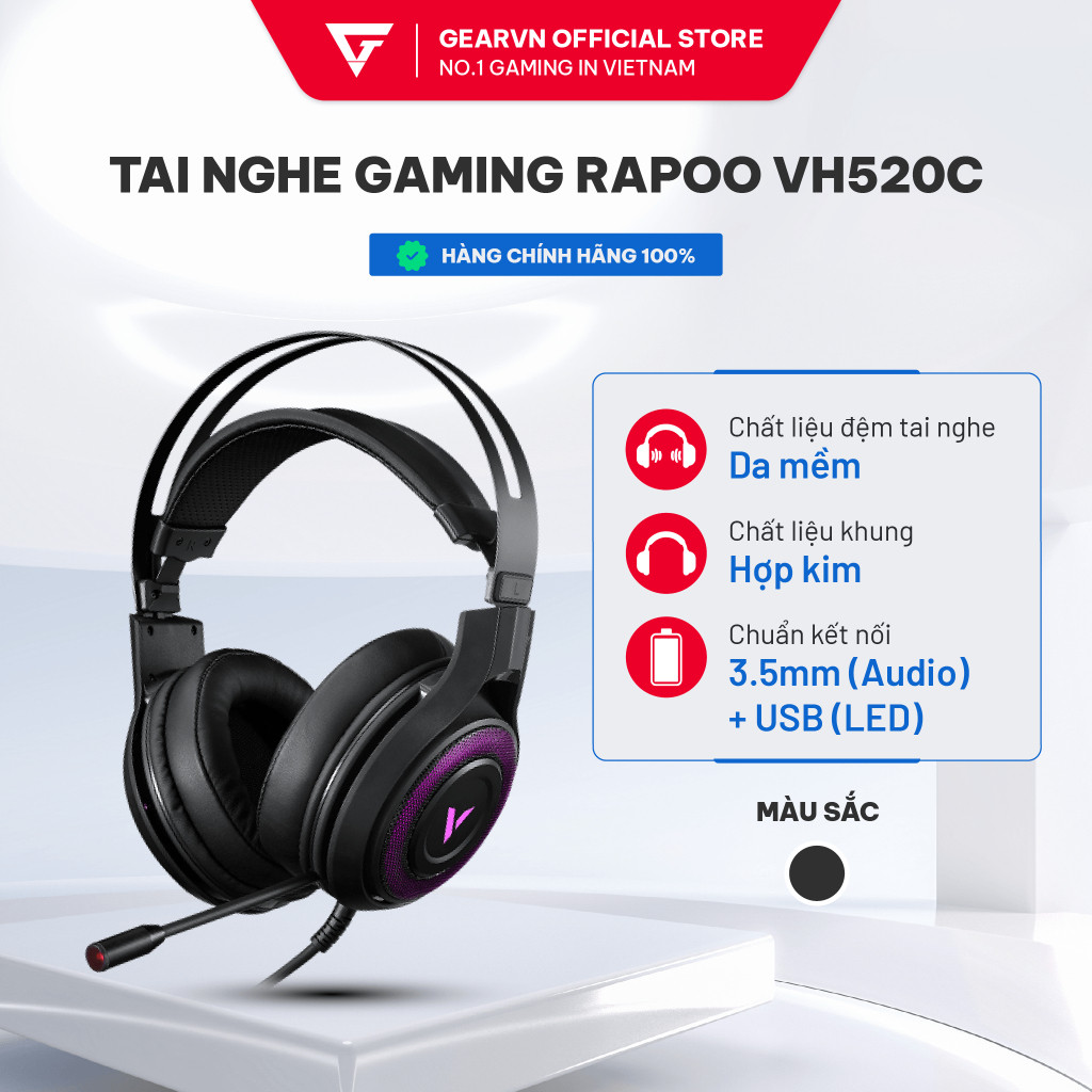 Tai nghe gaming Rapoo VH520C | Shopee Việt Nam