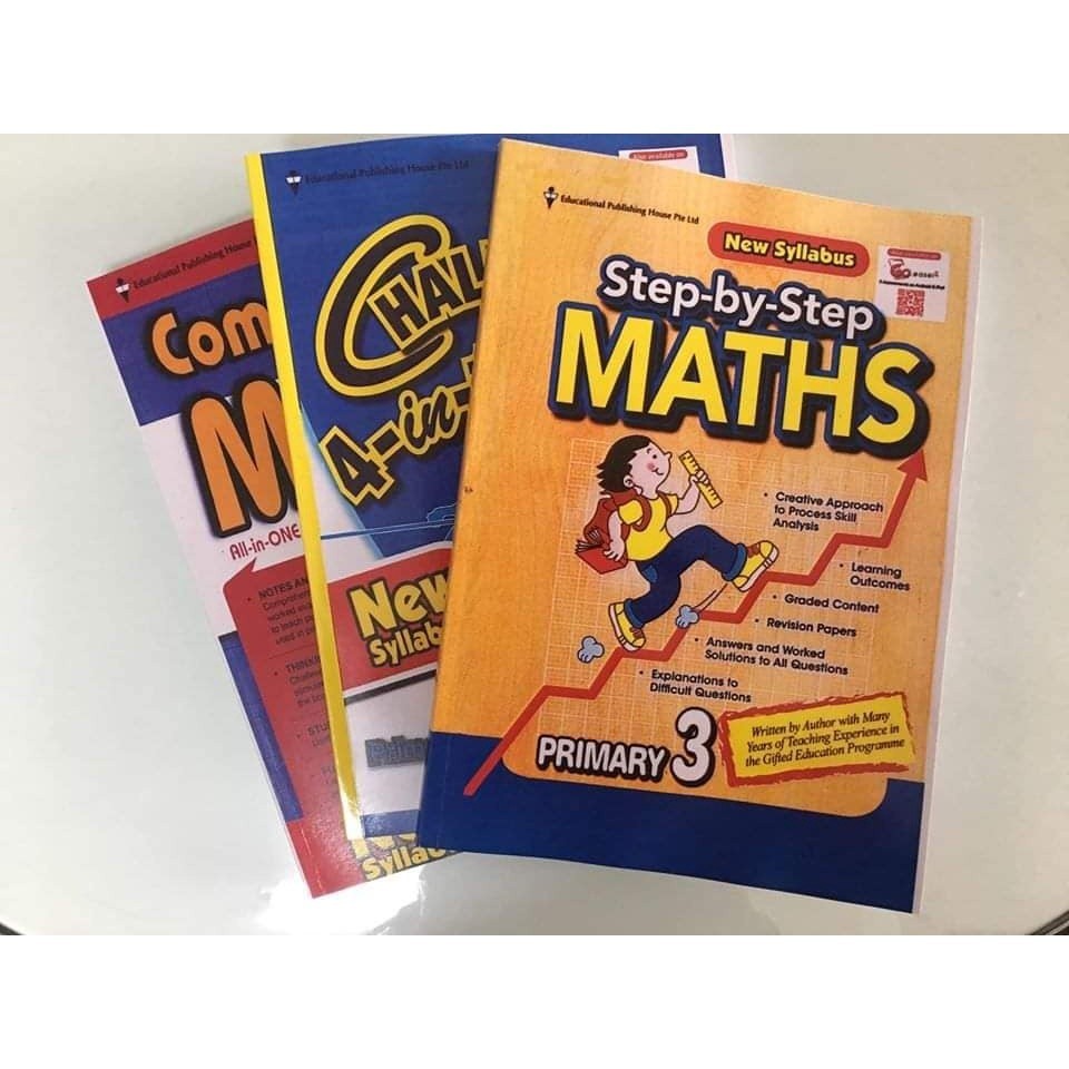 Bộ 3q - Level 3 - Complete maths, Step by step math, Challenging 4 in 1 maths | Shopee Việt Nam