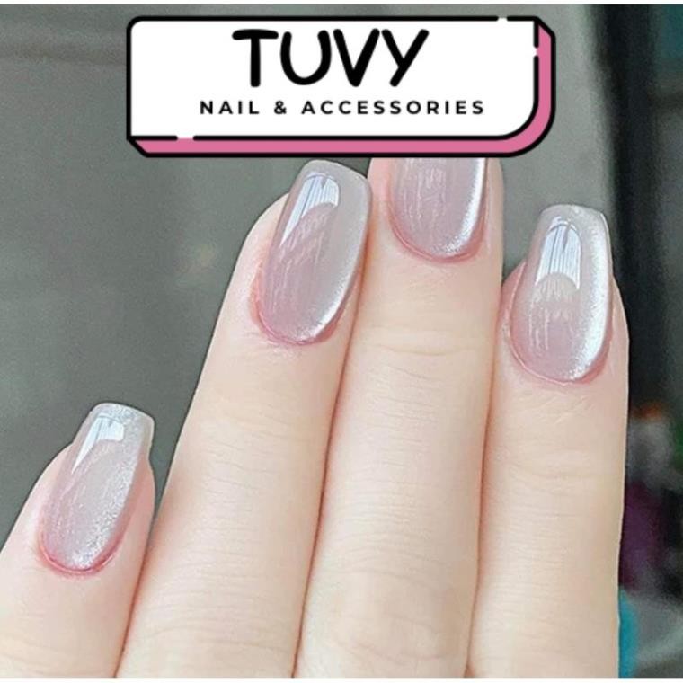 Sơn gel Milan mắt mèo ánh trăng 6 màu đẹp hothit Tuvy Nail | Shopee ...