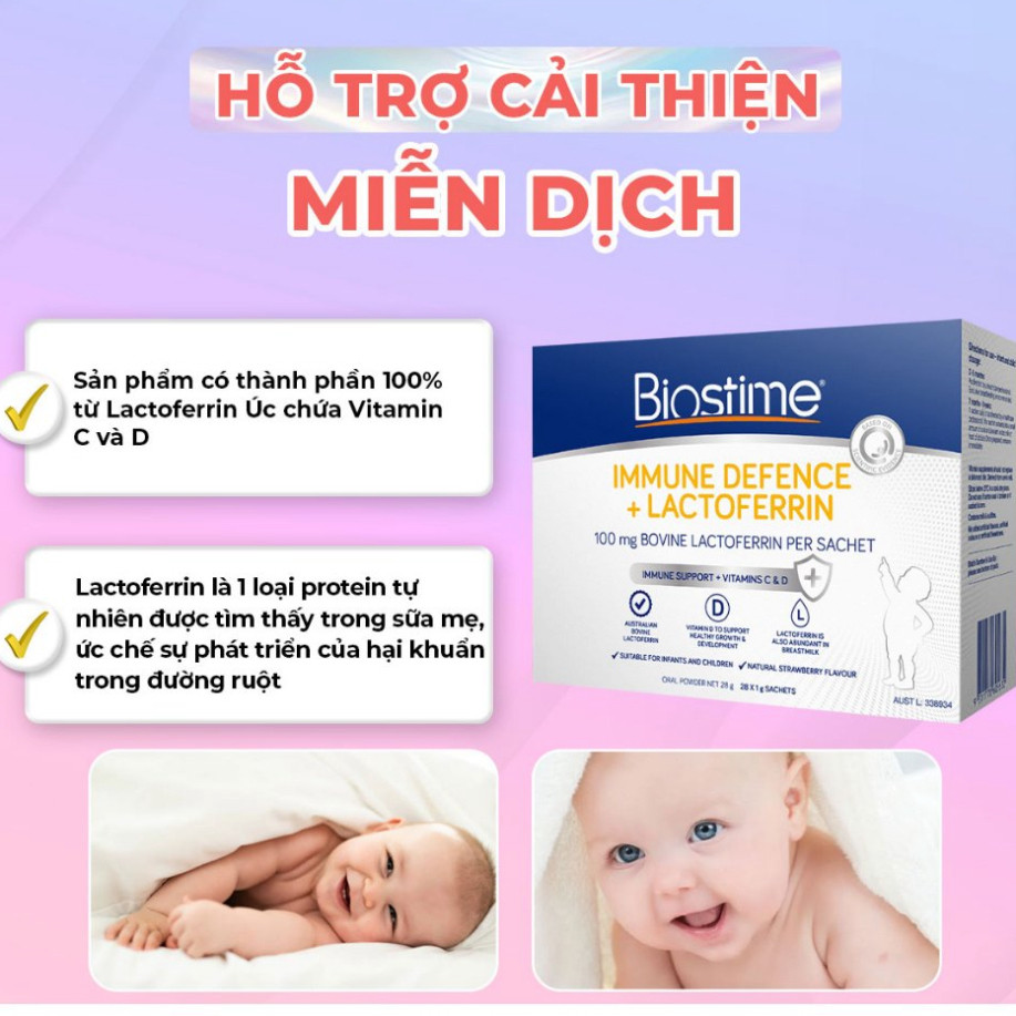 Sữa Non Tăng Sức Đề Kháng Cho Bé Biostime Immune Defence + Lactoferrin ...
