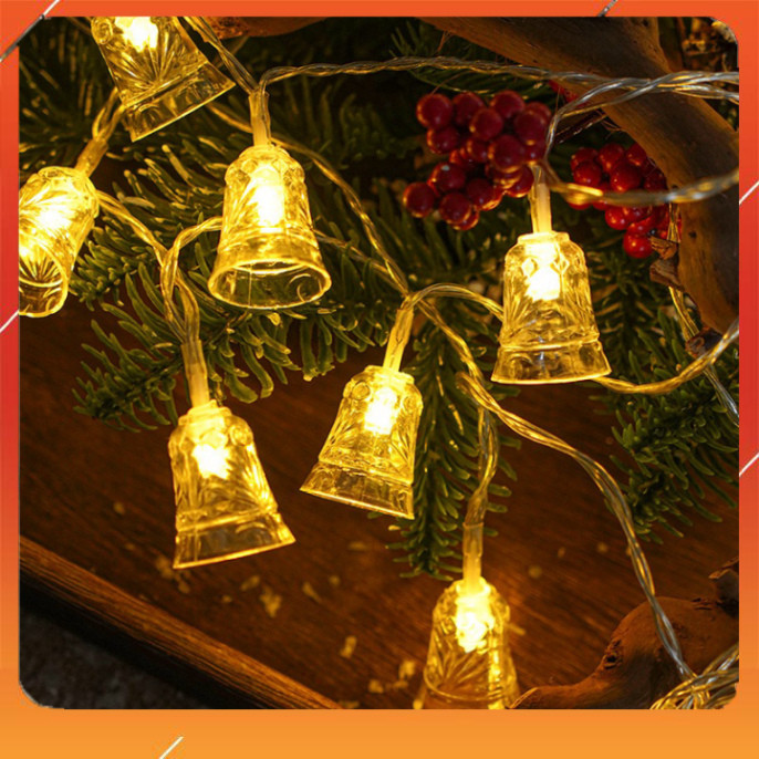 Dây đèn led 10 mét cắm điện 220v hình Cái Chuông tiêu chuẩn EU ,dùng ...