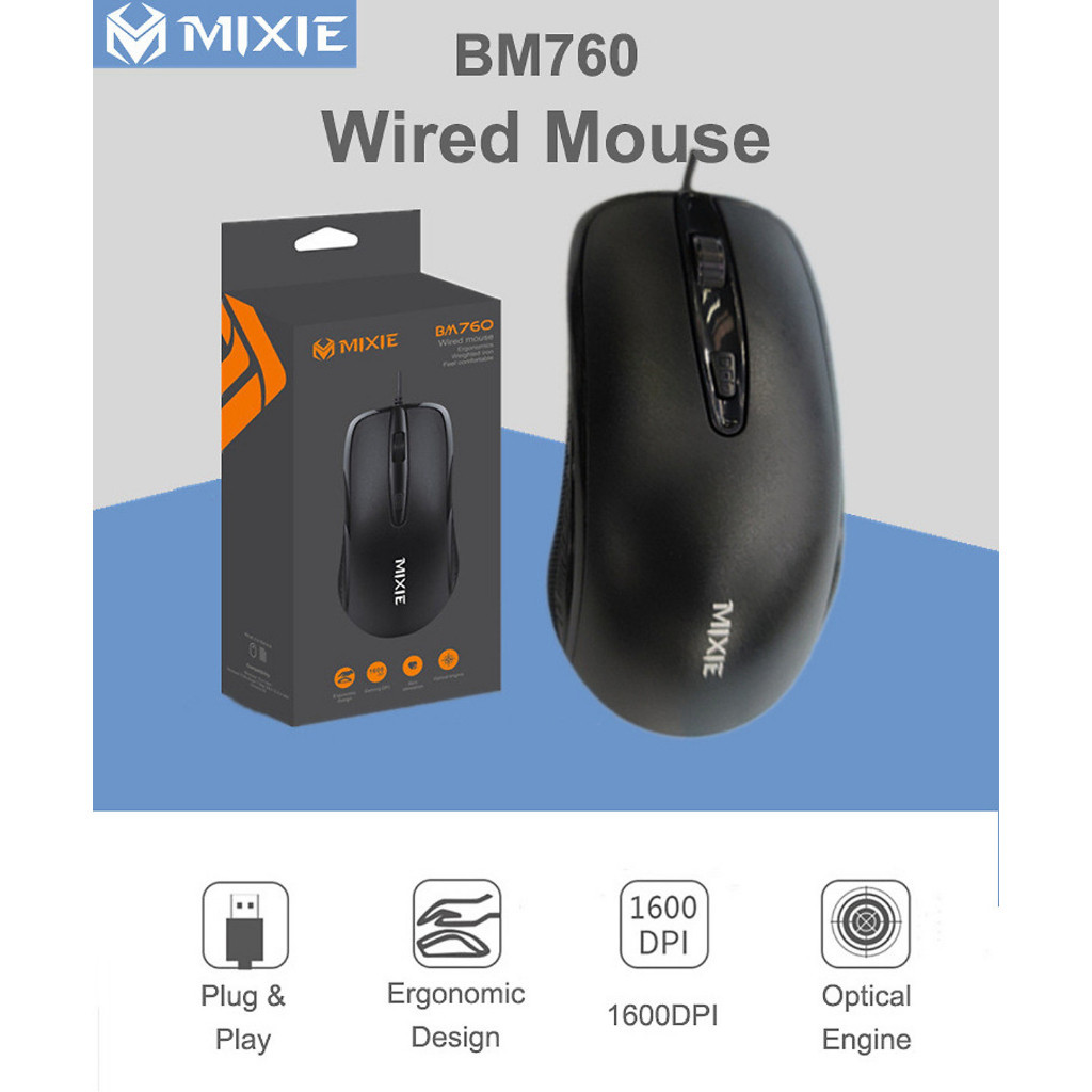 CHUỘT MÁY TÍNH BM760 MÀU ĐEN SIÊU NHỎ GỌN | Shopee Việt Nam