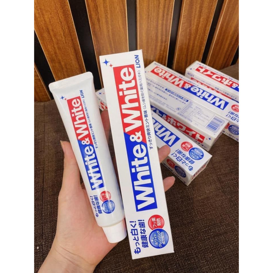 [Chính Hãng] Kem Đánh Răng White&White 150g Nhật Bản | Shopee Việt Nam