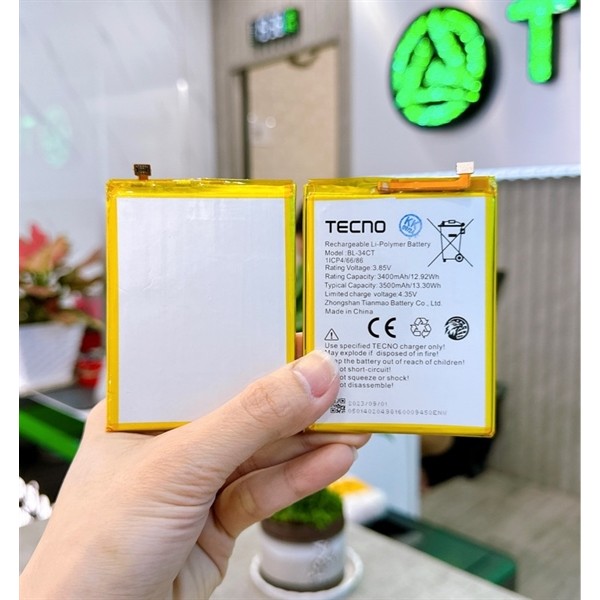 Pin Tecno Spark 3 / KB7 / KB8 ( BL-34CT ) | Shopee Việt Nam
