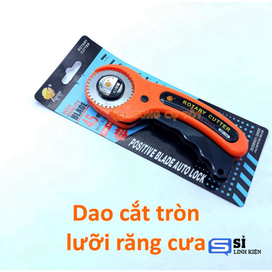 Dao lăn lưỡi tròn đường kính 45mm cắt da thuộc, dao cắt vải, cắt giấy tiện tích - thiết bị làm ...