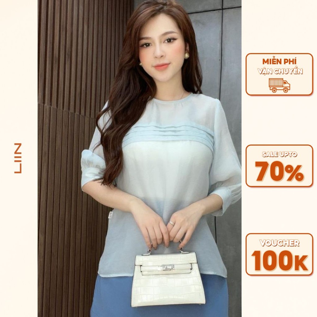 Áo sơ mi Xanh Liin Clothing - AKL266SBL-S23 | Shopee Việt Nam