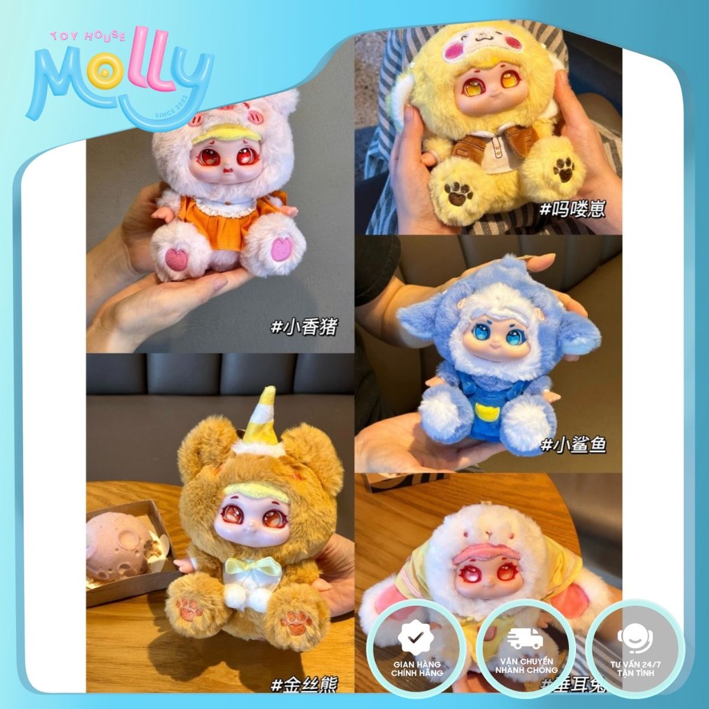 [Blind Box/ hộp mù chính hãng] MÔ HÌNH NHÂN VẬT MÓC KHOÁ NOOKI ZOO TOUR ...