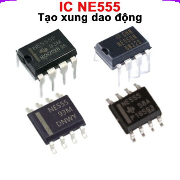 IC tạo xung giao động NE555 | Shopee Việt Nam