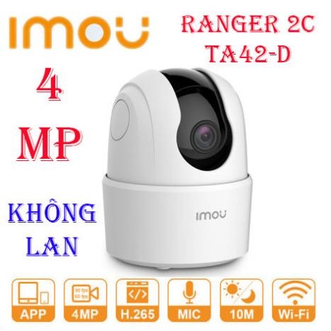 Camera IMOU Ranger 2C 4MP phiên bản A42P-D-V3 / TA42P-D H265 xoay 360 ...