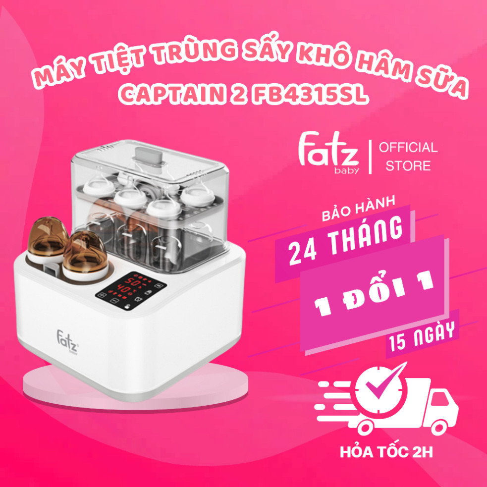 Máy Tiệt Trùng Sấy Khô, Nấu Cháo Thông Minh Tích Hợp Hâm Sữa Fatz Baby ...