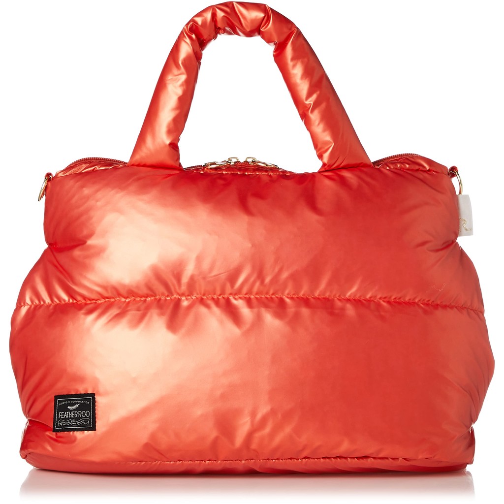 [ROOTOTE] Women's Feather Down With Small Tote Bag LT Feather Lou Deli Color B 1470 Orange ...