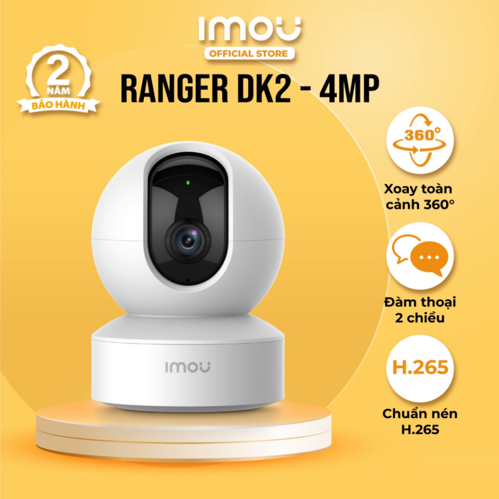 [Mới] Camera Wifi trong nhà Imou Ranger DK2 I IPC-DK2-4H1W I Đàm thoại ...
