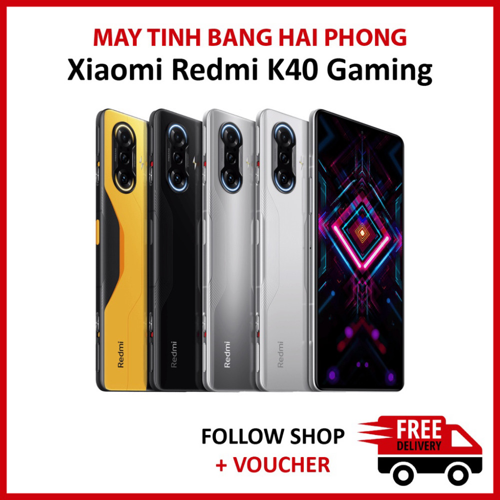 Điện thoại Xiaomi Redmi K40 Gaming ram 12/256GB chuyên game, pin khủng, màn hình 120Hz ...