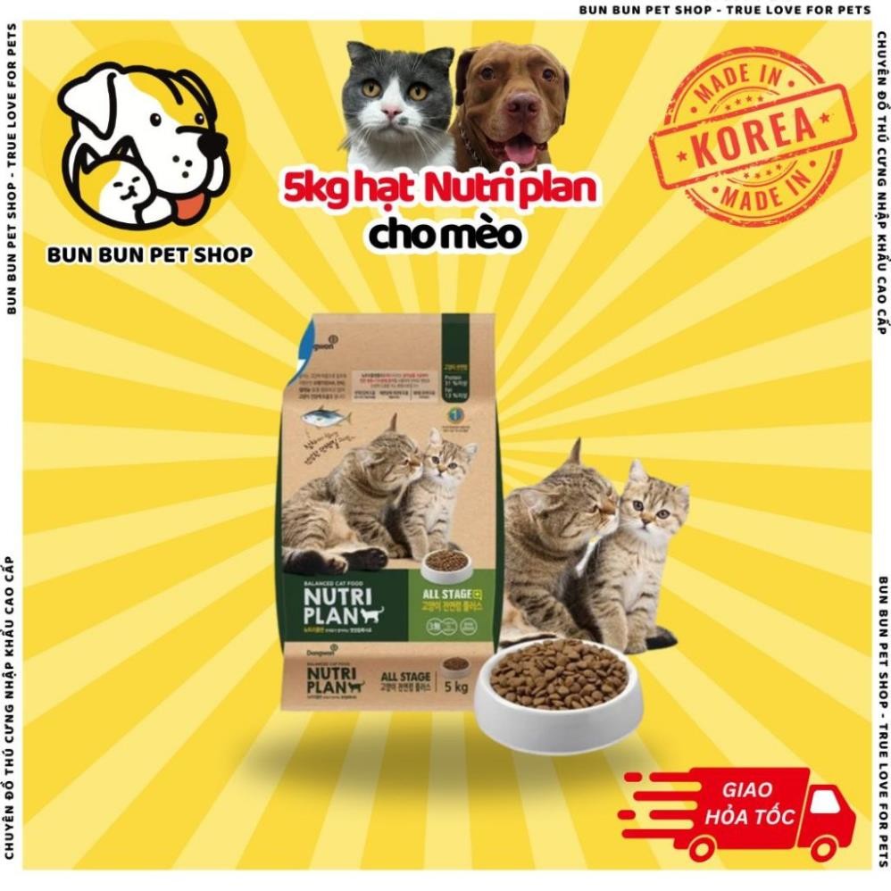 5kg hạt khô Nutriplan/Nutri plan Hàn Quốc cho mèo | Shopee Việt Nam