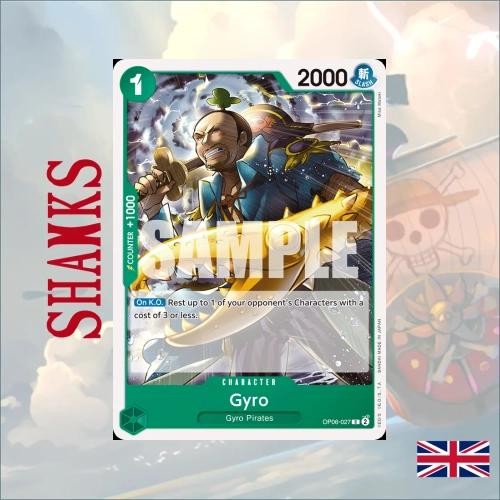 [Thẻ bài One Piece TCG] Gyro - OP06-027 - Common | Shopee Việt Nam
